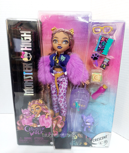 Monster High Clawdeen Wolf Doll with pet 2023 Core Refresh IN HAND ...