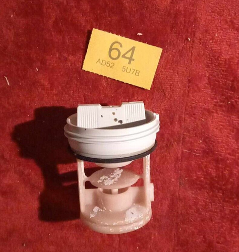 BUSH WASHING MACHINE PUMP FILTER & SEAL FITS A126QR F621QW F621QB ...