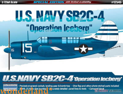 ACADEMY 12545 1/72 SB2C-4 Helldiver "Operation Iceberg" model kit | eBay