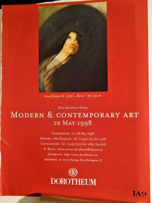 ARNULF RAINER ART PIECES VTG ORIG 1998 ADVERTISEMENT | eBay