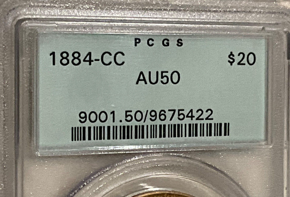 1884-CC PCGS GRADED AU50 $20 GOLD LIBERTY HEAD / DOUBLE EAGLE COIN | eBay