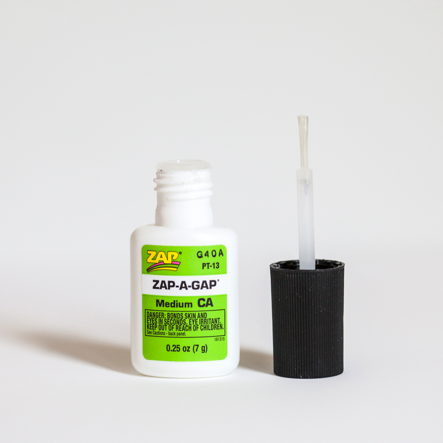 ZAP-A-GAP BRUSH-ON - Fly Tying Glue Adhesive Medium CA+ Fly Fishing NEW ...