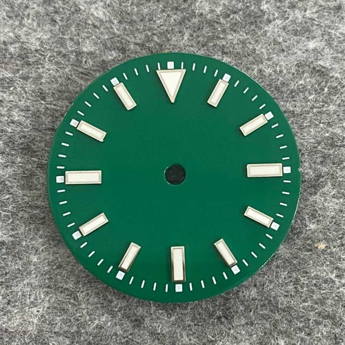 29mm Luminous Watch Dial Forest Green for NH36A/35/4R/7s Seiko SKX007 ...