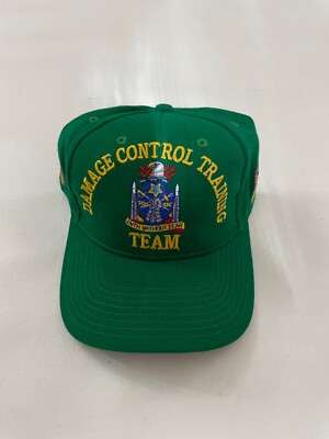 The Corps Damage Control Training Team DDG 75 Green Baseball Cap Hat ...