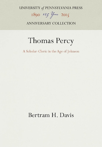 Bertram H. Davis Thomas Percy (Hardback) Anniversary Collection (US ...