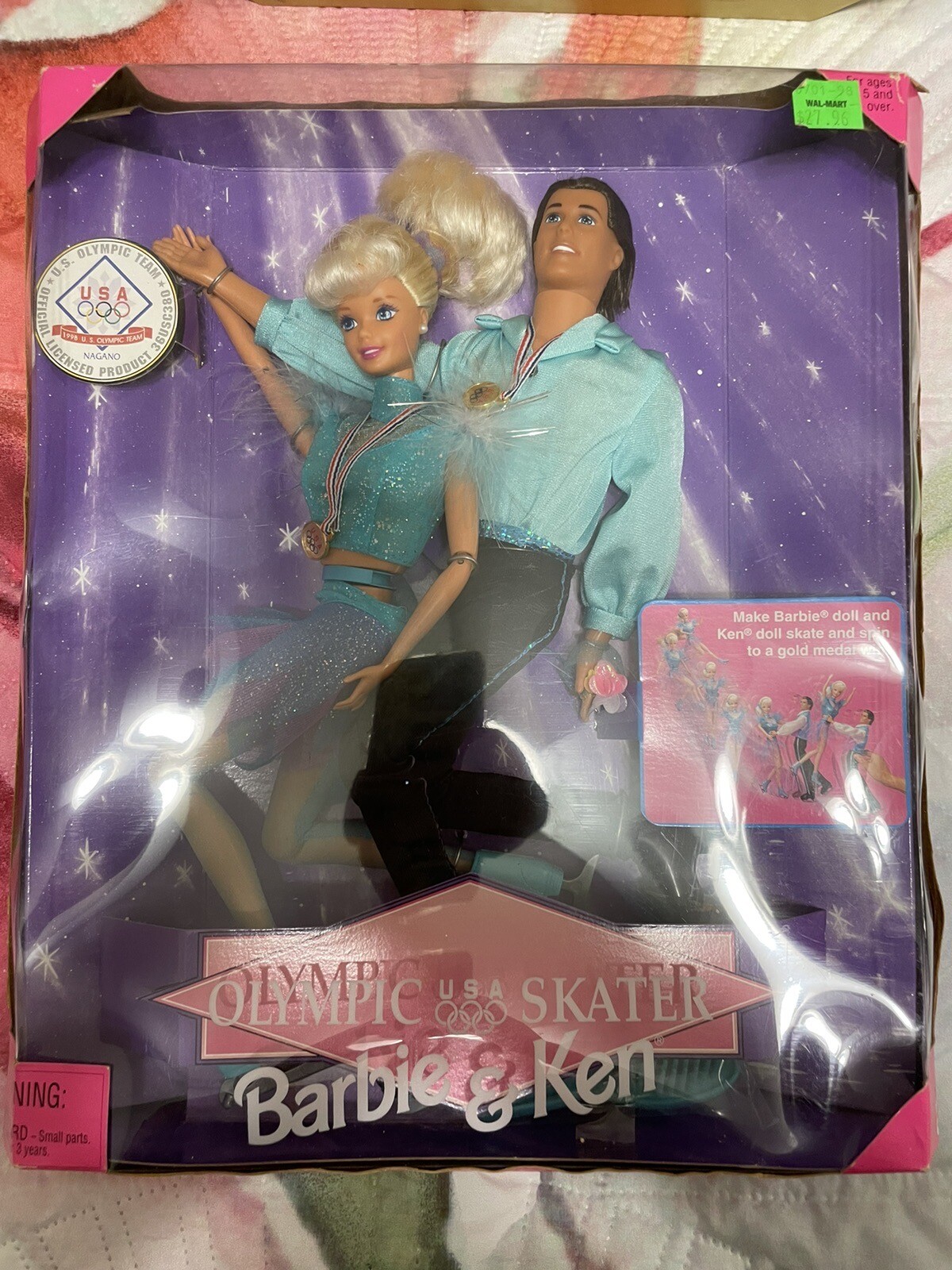 USA OLYMPIC SKATER BARBIE & KEN 1997 - Mattel #18726 UNOPENED BOX | eBay