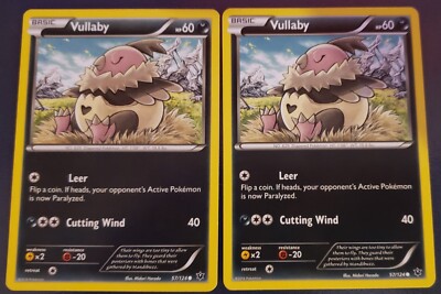 Vullaby 57/124 Fates Collide Regular lot X2 pokemon card tcg 2016 | eBay