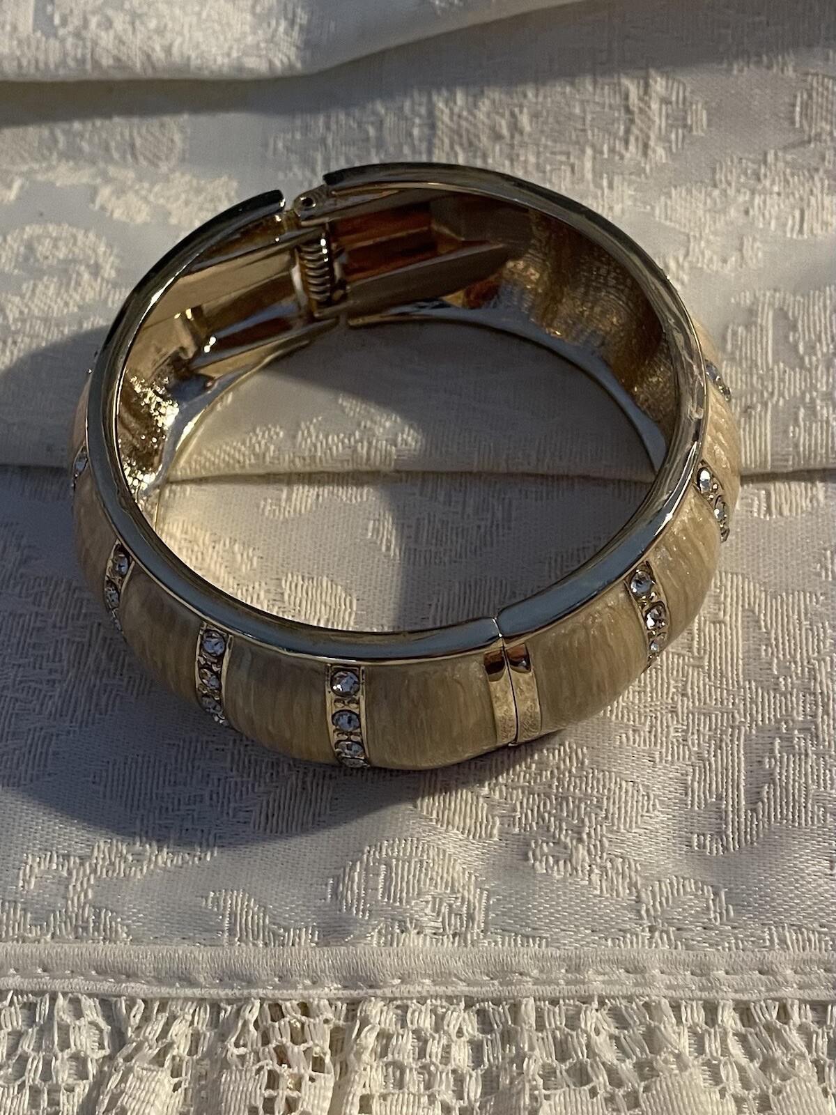 Bangle Bracelet With Spring Opening | eBay