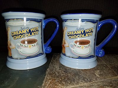 2 The Polar Express Authentic Creamy Hot Chocolate Mugs Cups | eBay