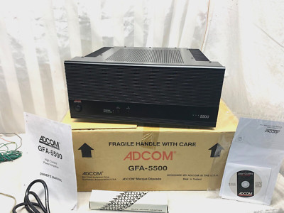 NEW *ADCOM* GFA-5500 Stereo Power Amplifier With Box & Manual New Old ...