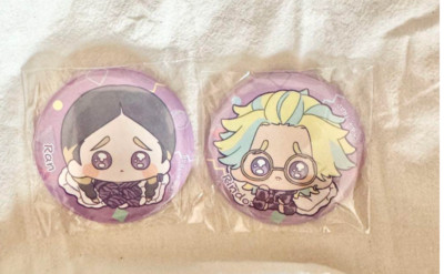Tokyo Revengers Can Badge Haitani Rindou Ran Pien Crying Face set | eBay