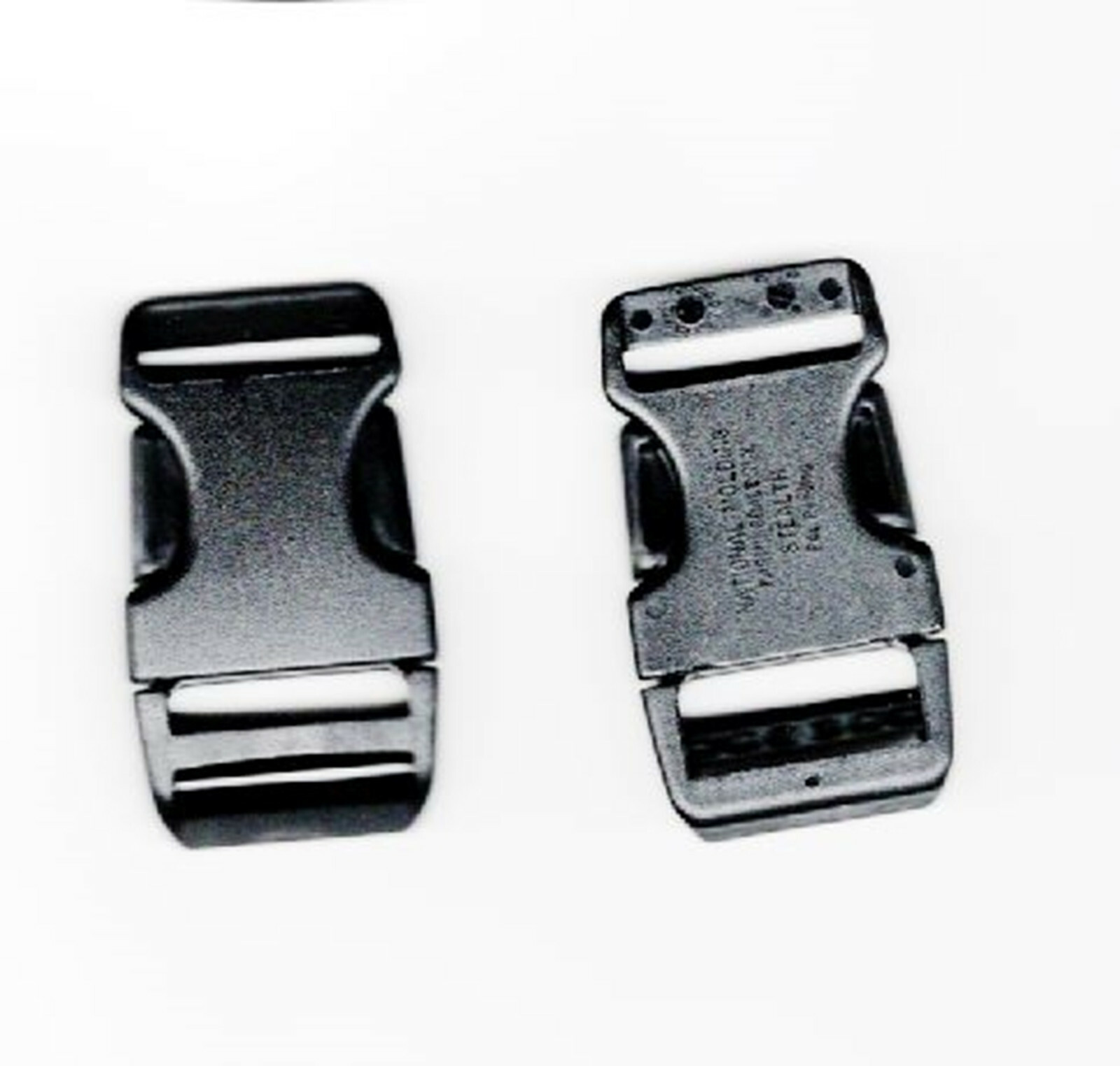 10 Pcs Side quick Release 1" Buckle by National Molding "Stealth" Black ...