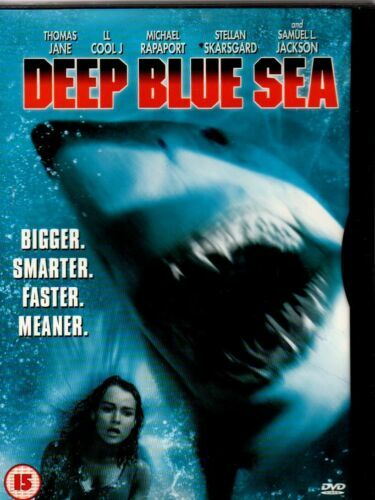 Deep Blue Sea DVD Jaws Like Thriller Samuel Jackson Saffron Burrows ...