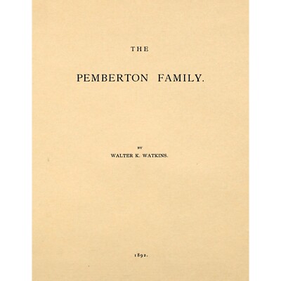 The Pemberton family | eBay