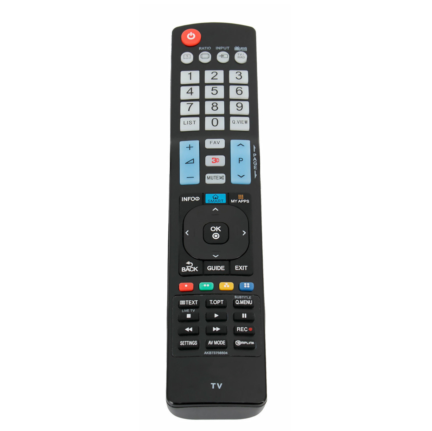 NEW AKB73756504 LED TV Remote Control for LG 55LA6230 55LA6620 55LA7400 ...