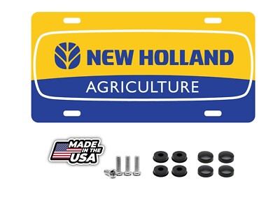 New Holland Agriculture Tractor IMCA NHRA USRA License Plate | eBay