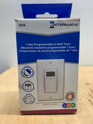 Intermatic Astronomic Digital In-Wall Timer (ST01K) (E10036247 ...
