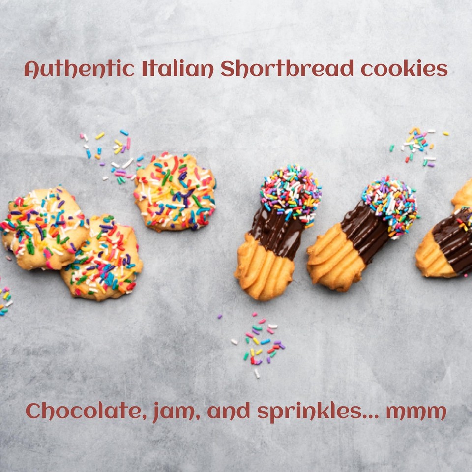 Italian Cookies Gift Basket | Chocolate Covered Cookies | 15 Cookies ...