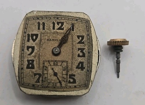 Vintage Mens Hamilton 987-F Watch Movement For Repairs | eBay
