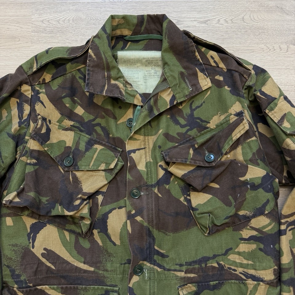 VTG Old British DPM Camo Smock Combat Jacket Coat M65 UK GB Army 80s | eBay