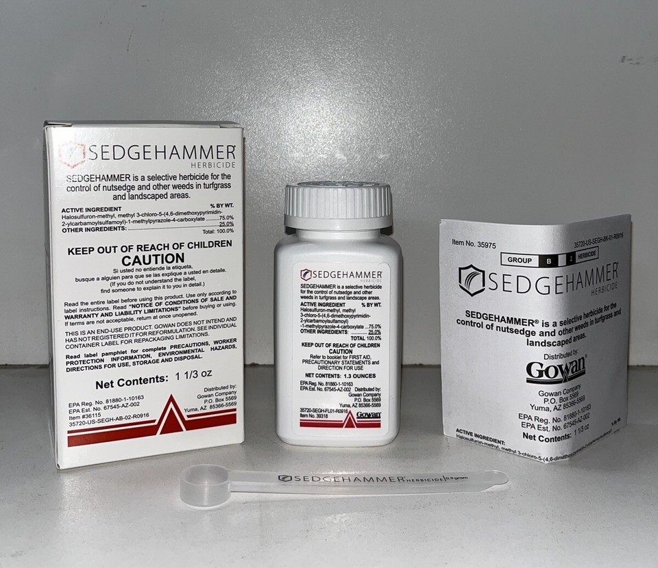 🆕Sedgehammer Selective Herbicide For Nutsedge 1.3 oz 714654357204| eBay