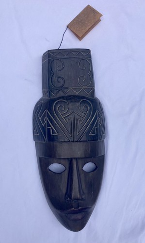 NWT Timorese Sultan Carved Wood Mask | eBay