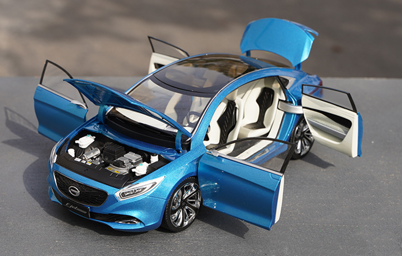 Original Factory 1/18 Scale GAC Trumpchi E-Jet Concept Vehicle Alloy ...