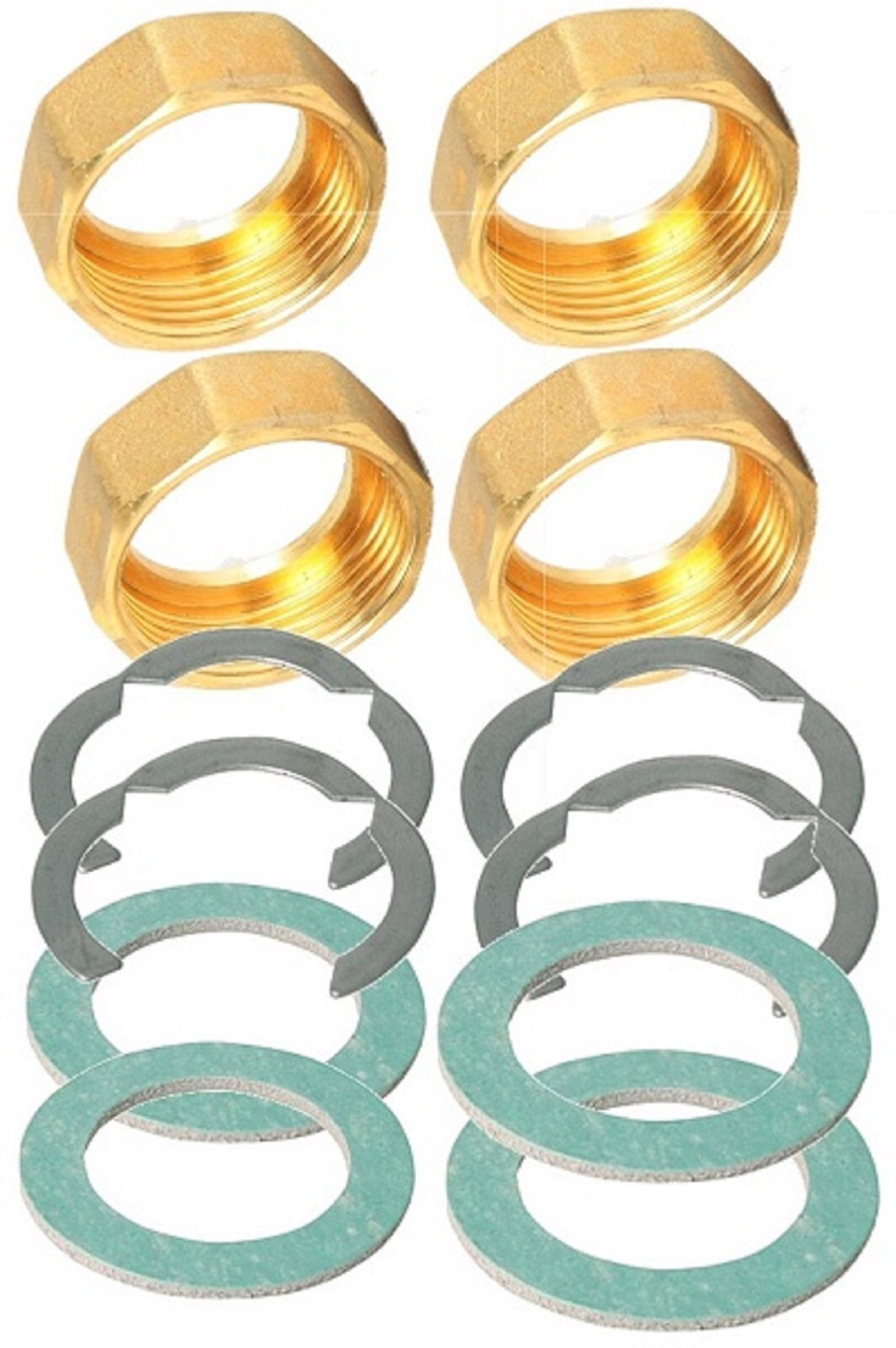 Verschraubung für Edelstahl Wellrohr Edelstahlwellrohr DN16 4 Stück ...