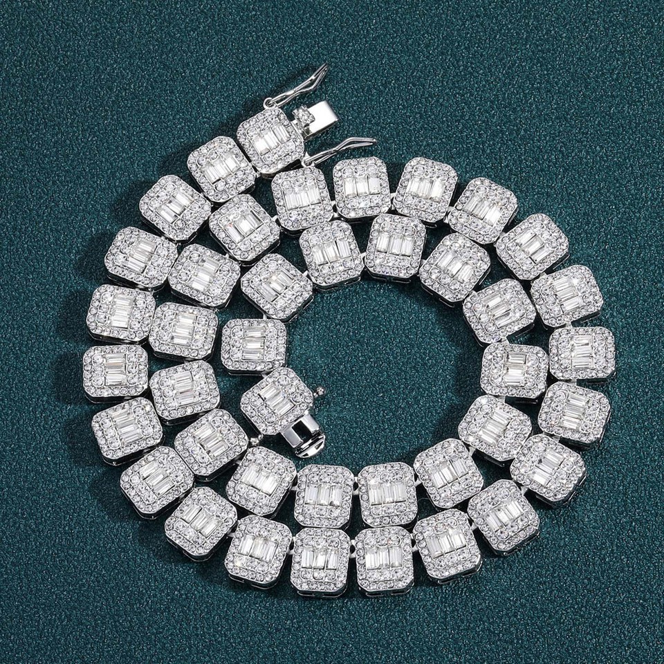 Hip Hop Necklace Bling Chain Iced Out CZ Alternative Style Cos Jewelry ...