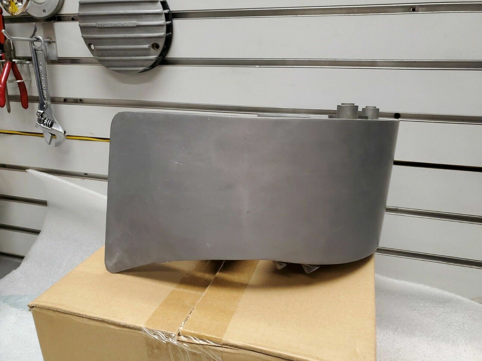 Custom Chopper Ironhorse Texas Judge Rigid Softail Daytec Oil Tank W ...