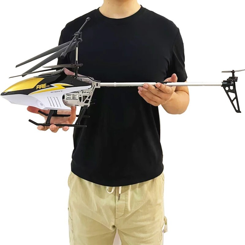 Large 80cm RC Helicopter 3.5CH Remote Control Drone Anti-fall Outdoor ...