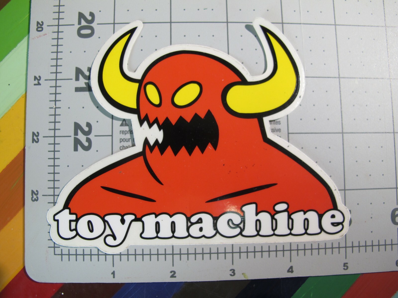 vtg 1990s Toy Machine skateboard sticker - Ed Templeton art Turtle girl ...