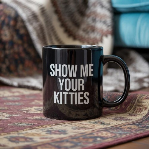 Show Me Your Kitties Mugs, Final Destination Bloodlines inspired Coffee ...