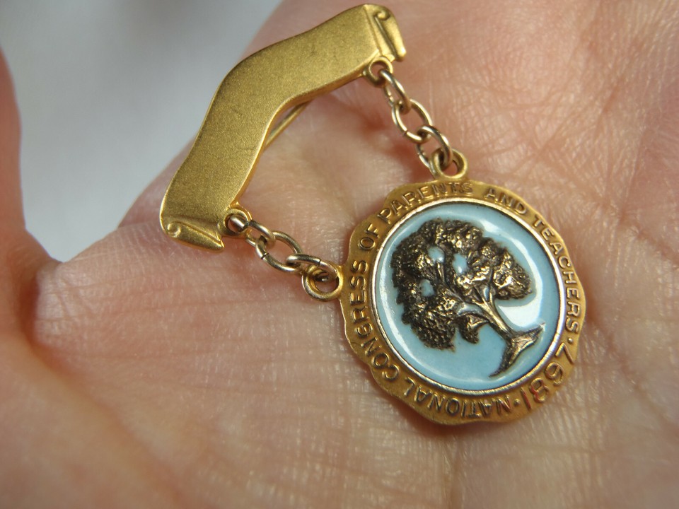 PTA Solid 10K Yellow Gold Pin National Congress of Parents & Teachers ...
