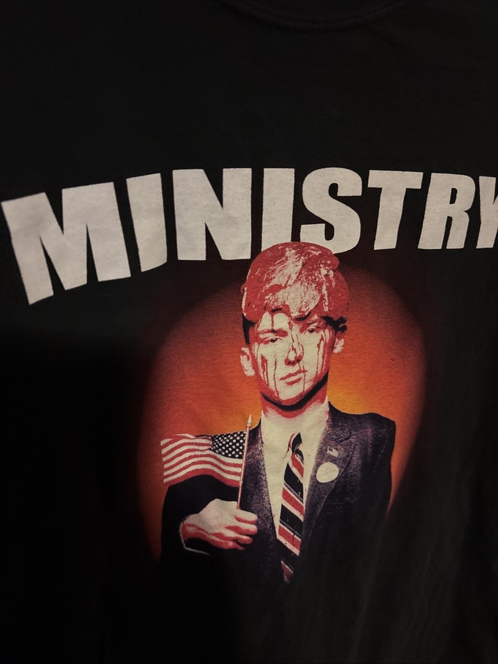 Ministry Filth Pig Design Boot T Shirt Size Large Black Industrial | eBay