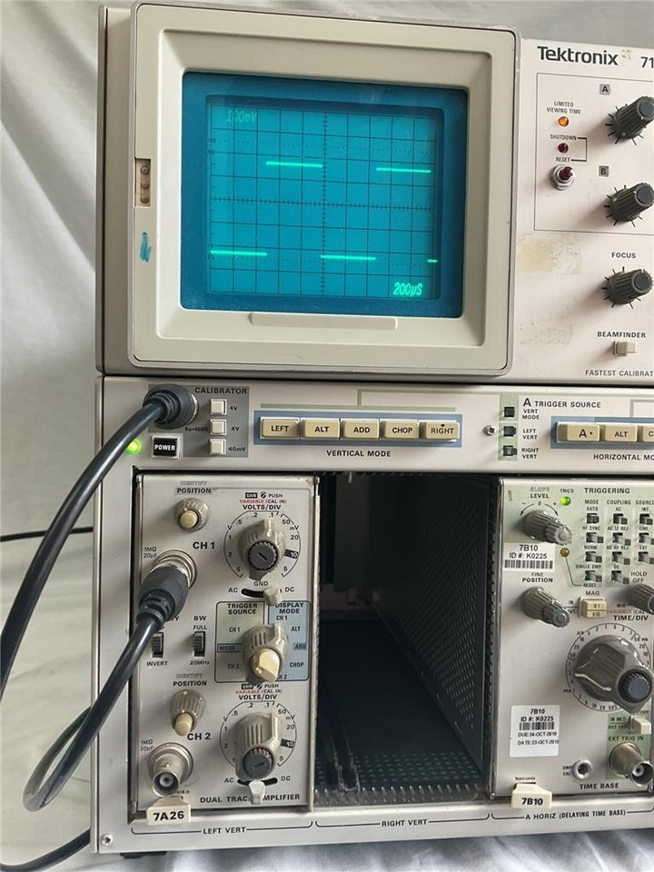 TEKTRONIX 7A26 DUAL TRACE AMPLIFIER PLUG IN TESTED WORKING | eBay