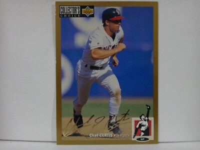 1994 Upper Deck Collector's Choice Gold Signature Chad Curtis #87 | eBay