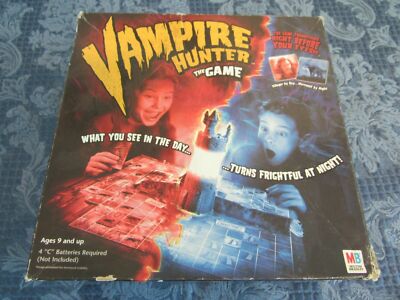 Vampire Hunter Board Game by Milton Bradley MB with Electronic Tower ...