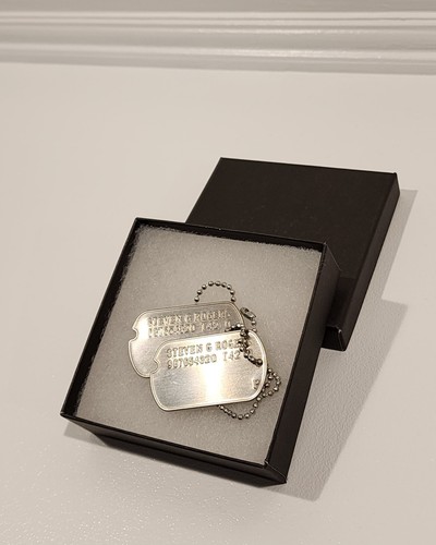 Captain America Steven Rogers Dog Tags Bam Box Replica Marvel Cosplay ...