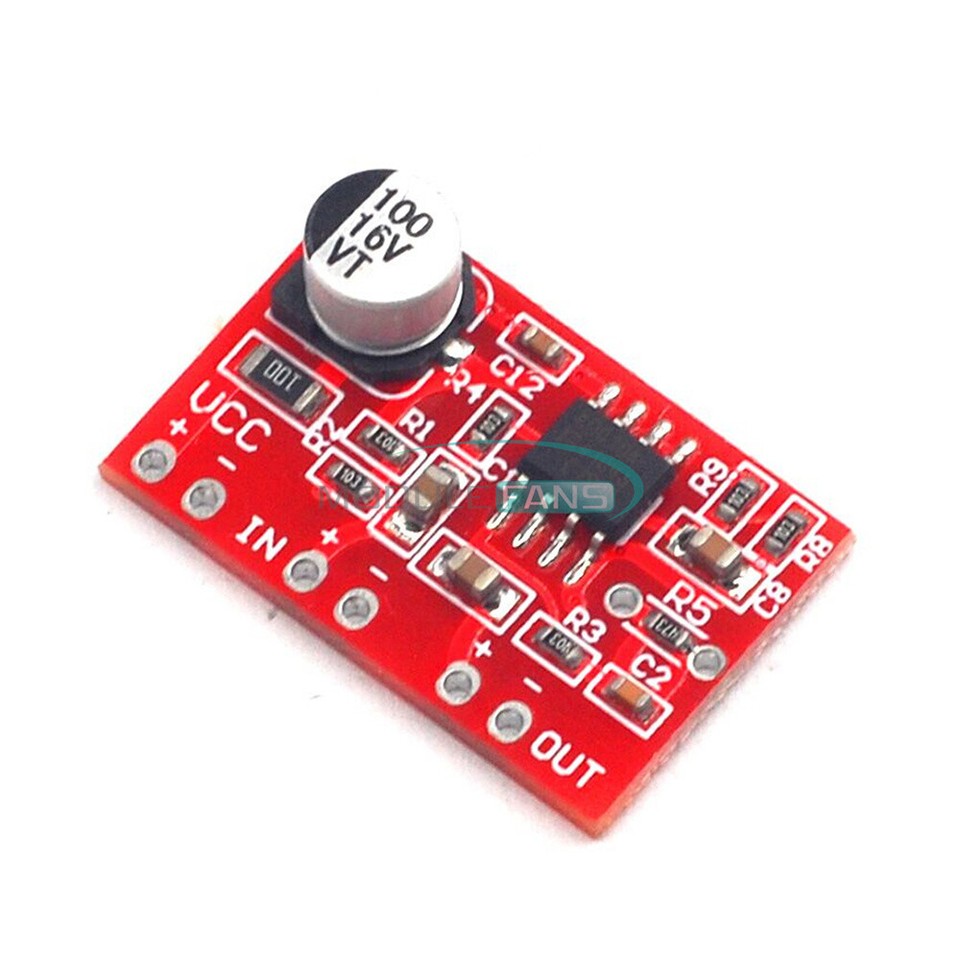 AD828 Stereo Dynamic Microphone Preamplifier Board Audio Mic Preamp DC3 ...