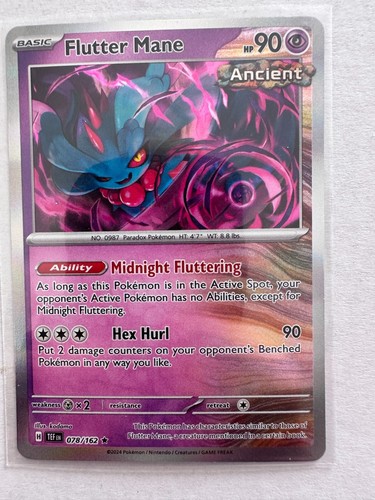 Flutter Mane - 078/162 Temporal Forces Holo 78/162 Pokemon Card TCG ...