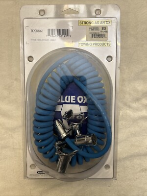 NEW Blue Ox BX8861 4-Wire Electrical Coiled Cable Extension | eBay