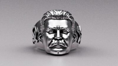 Hero of the Soviet Union Joseph Stalin 3D Sterling Silver Ring | eBay