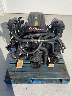 90 Mercury Marine MerCruiser 4.3 L 262 205 HP V6 Boat engine motor ...