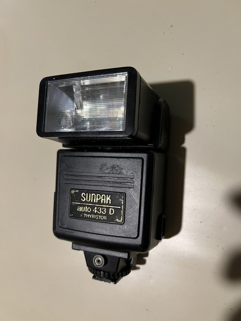 Sunpak Auto 433D Shoe Mount Flash for sale online | eBay