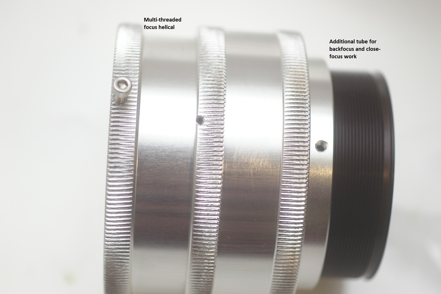 Graflex XL lens onto Nikon 1 mount Adapter with focus helical and close ...