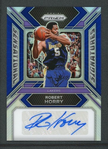 2023-24 ROBERT HORRY 38/49 AUTO PANINI PRIZM SENSATIONAL SIGNATURES ...