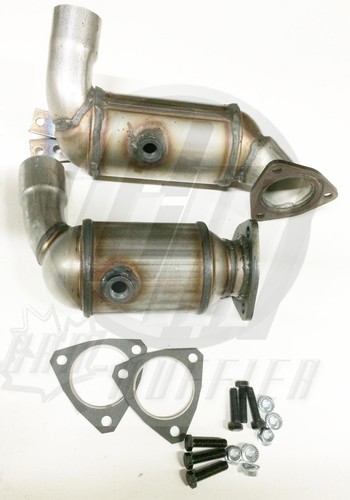 Jaguar X-Type 2.5L & 3.0L Pair of Both Front Catalytic Converters 2002 ...