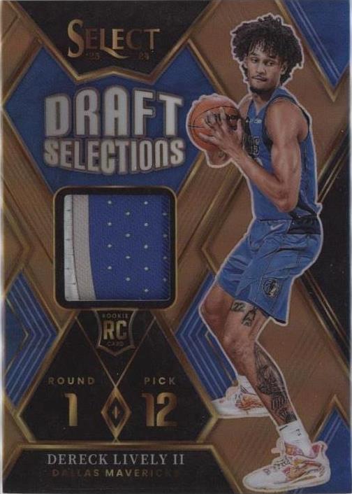 2023-24 Panini Select - Draft Selections Memorabilia Dereck Lively #DSM ...