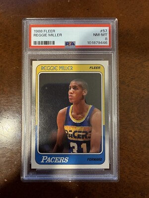 1988 Fleer Reggie Miller Rookie Card #57, PSA 8 NM-MT | eBay